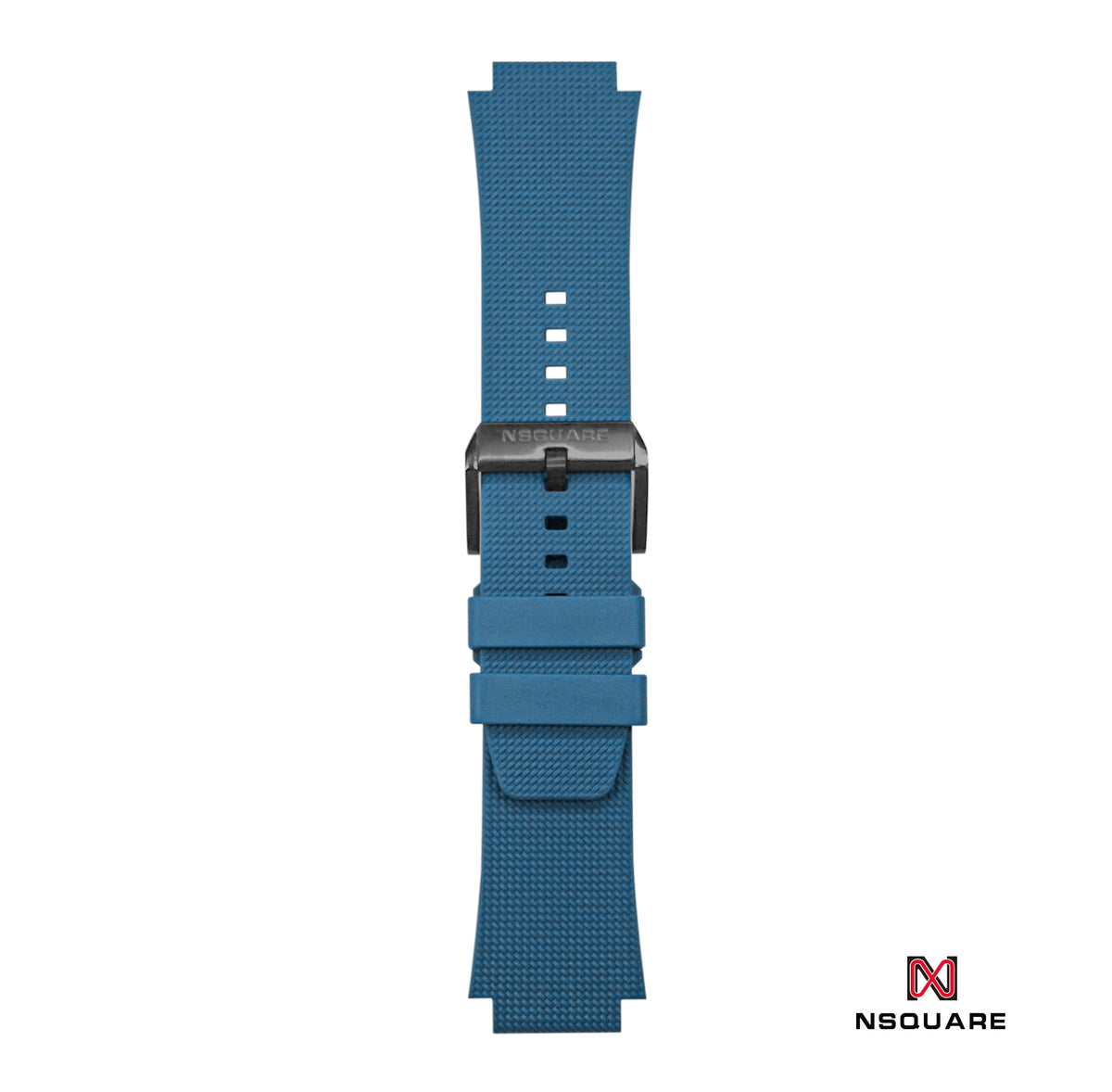 N12 light blue rubber strap and Buckle – NSquare Watch